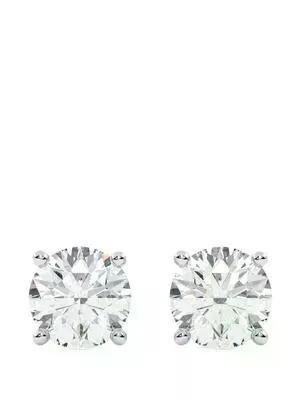 Diamond Essentials 1.50 Carat Round-cut Diamond Stud Earrings In 14k White Gold