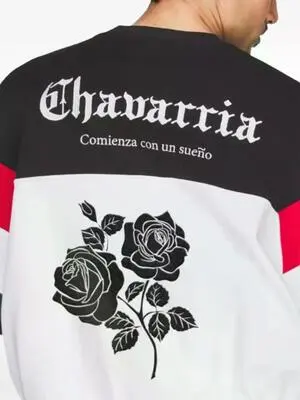 WILLY CHAVARRIA Colour-block Sweatshirt With Embroidered Logo