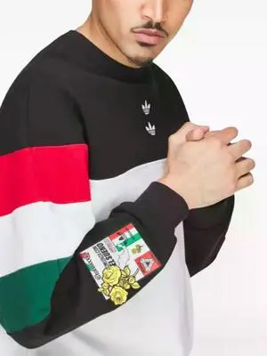 WILLY CHAVARRIA Colour-block Sweatshirt With Embroidered Logo