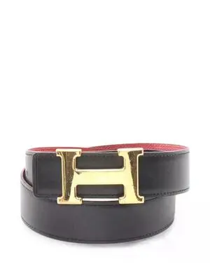 Hermès Constance Reversible Belt - Red