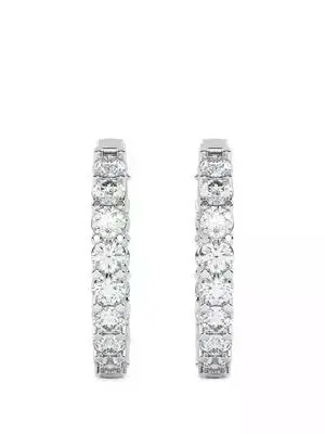 DIAMOND ESSENTIALS Laboratory-grown Diamond Earrings - Silver