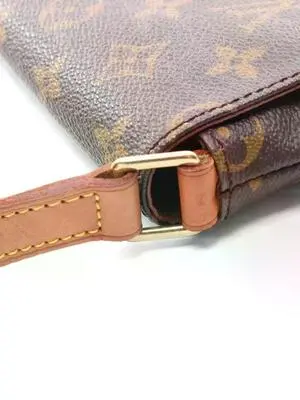 LOUIS VUITTON Monogram Musette Tango Cross Body Bag - Brown