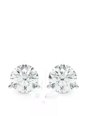 DIAMOND ESSENTIALS Diamond-solitaire Earrings - Silver