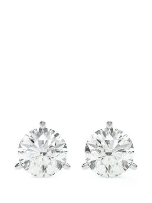 Diamond Essentials Diamond Solitaire Earrings - Silver
