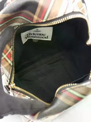 VIVIENNE WESTWOOD 2000s Tartan Orb Backpack