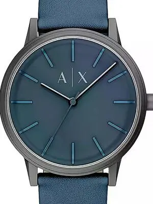 Armani Exchange Cayde Leather-strap 42mm Watch