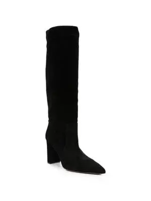 Paris Texas Anja Knee High Boots - Black