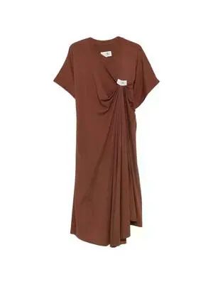 MAISON MARGIELA Logo-patch Midi Dress