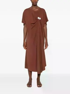 MAISON MARGIELA Logo-patch Midi Dress