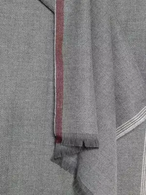 Brunello Cucinelli Herringbone-weave Frayed Scarf