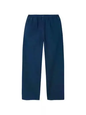 American Vintage Elasticated-waist Straight-leg Trousers - Blue