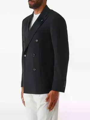 LARDINI Double-breasted Peak-lapels Blazer