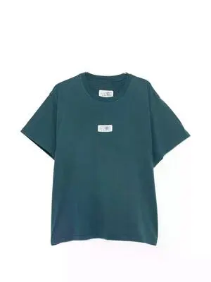 MAISON MARGIELA Logo-patch T-shirt - Blue
