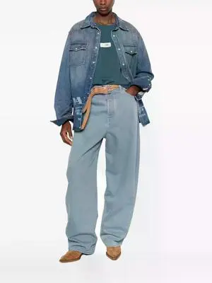 MAISON MARGIELA Logo Patch Crewneck T-shirt