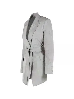 Max Mara Nasello Prince Of Wales Wool Jacket