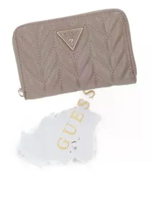 Guess Cheryl Chevron-quilted Logo-plaque Wallet