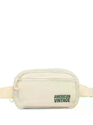 American Vintage Logo-print Belt Bag - Neutrals