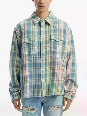 CHERRY LA Plaid Western Shirt
