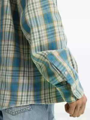 CHERRY LA Plaid Western Shirt