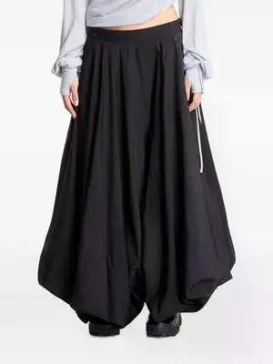 Y3 Gradient-stripe Balloon Maxi Skirt