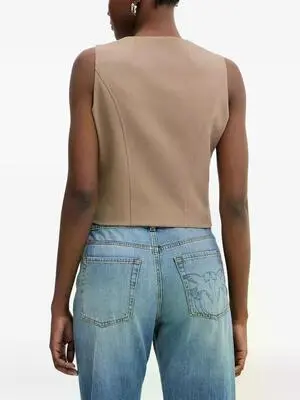 Guess Button-up Sleeveless Vest