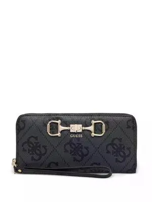 Guess Logo-print Wallet - Grey