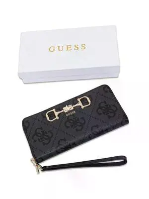 Guess Logo-print Wallet - Grey