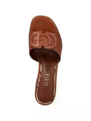 Guess Cerinna Logo-patch Block-heel Sandals