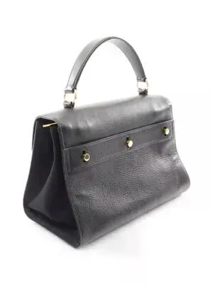 Saint Laurent Leather Tote Bag - Black