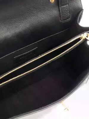 Saint Laurent Leather Tote Bag - Black
