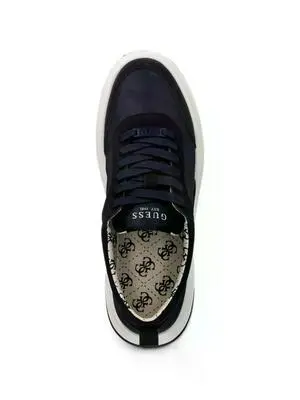 Guess Logo-plaque Panelled Sneakers