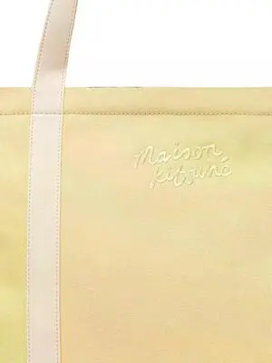Maison Kitsuné Extra Large Handwriting Logo Tote Bag