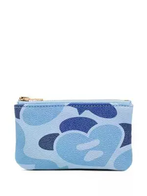 AAPE BY *A BATHING APE Heart-motif Card Holder - Blue