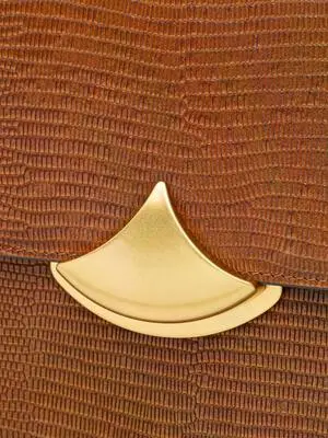 SESSUN Diviluz Lizard-effect Leather Shoulder Bag