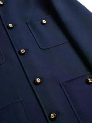 Valentino Garavani Stand-up-collar Button-up Jacket