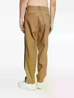 Moncler Tab Beige Side Stripe Trousers