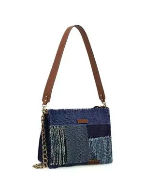 SESSUN Farawa Patchwork Fringed Shoulder Bag