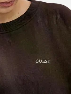 Guess Nat Logo-print Drop-shoulder Sweatshirt