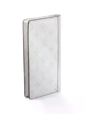 LOUIS VUITTON 2010s Taigarama Brazza Bi-fold Leather Wallet