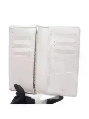 LOUIS VUITTON 2010s Taigarama Brazza Bi-fold Leather Wallet
