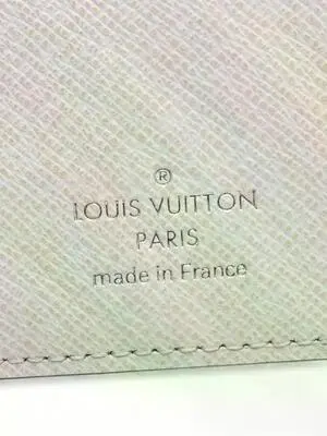 LOUIS VUITTON 2010s Taigarama Brazza Bi-fold Leather Wallet
