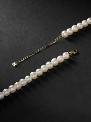 Mateo Gold Pearl Necklace