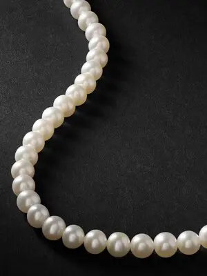 Mateo Gold Pearl Necklace