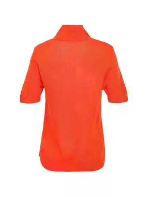 RALLY MOVEMENT Half-zip Short-sleeve Polo Top