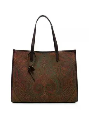 Etro Paisley-print Tote Bag - Brown