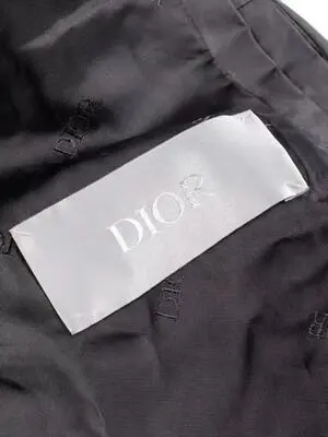 Dior Hooded Back-logo Zip-up Jacket