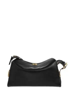 COACH Turnlock Haversack Leather Shoulder Bag