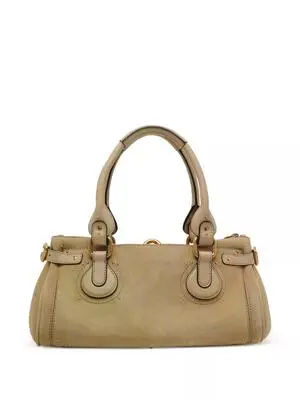 Chloé Paddington Suede Leather Bag - Brown