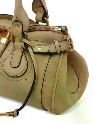 Chloé Paddington Suede Leather Bag - Brown