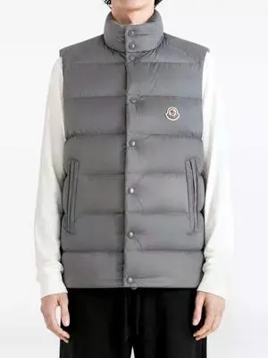 Moncler Tibb Quilted Logo-patch Gilet